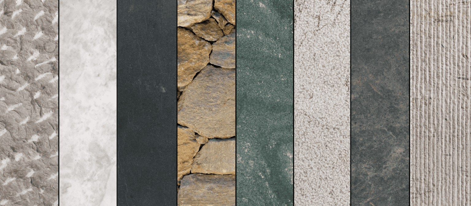 The Difference Between Stone Finishes : Lithic Australia